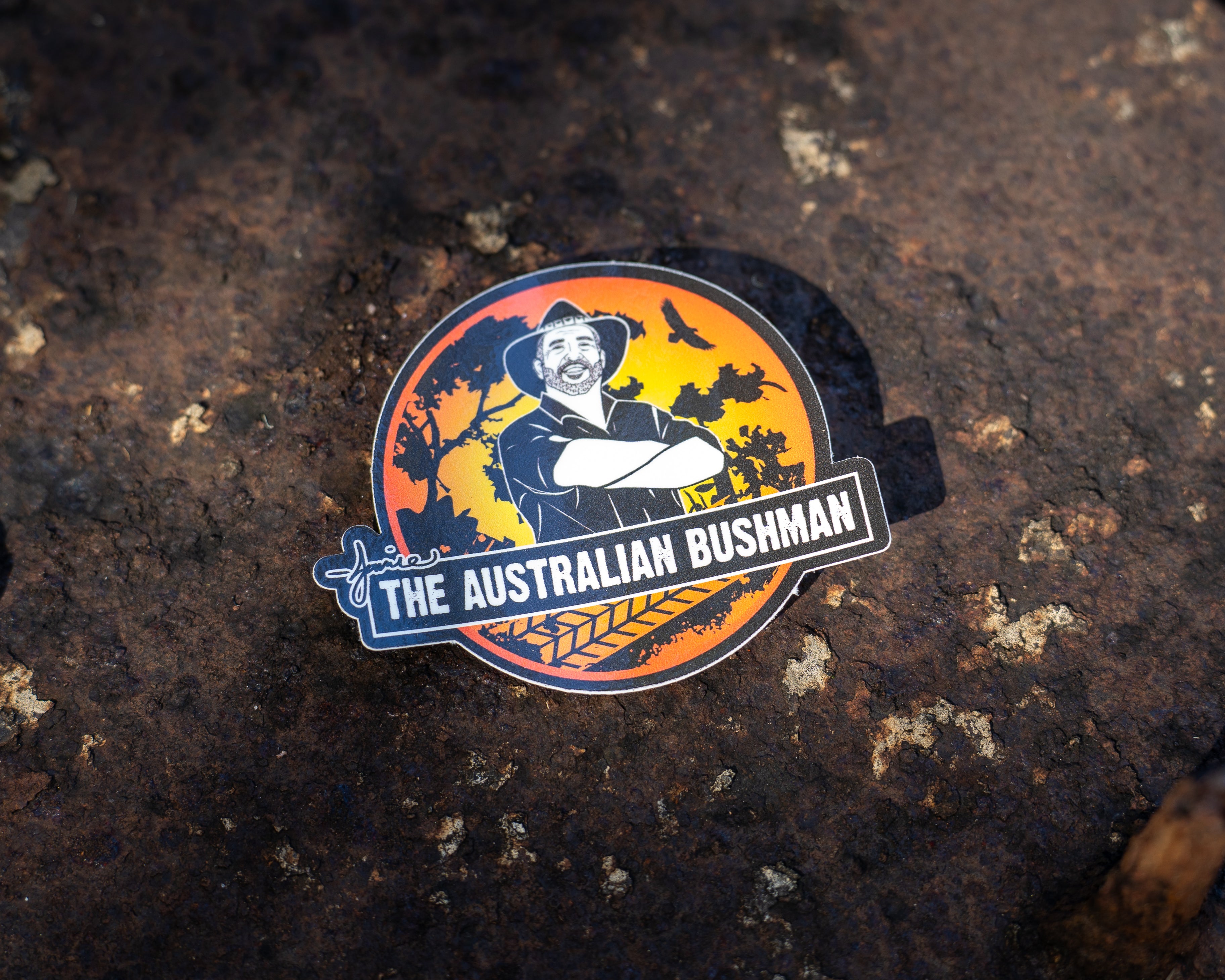 Australian Bushman Sticker – Durable Outdoor Decal